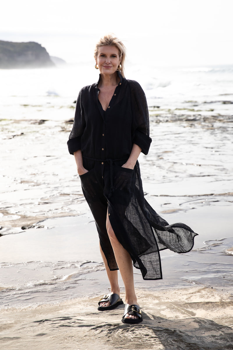 Desert Linen Duster – Essence of Style